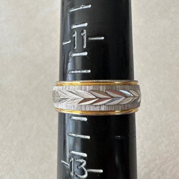 Accessories | Signed 18kt Hge Two Tone White Yellow Heavy Gold ...